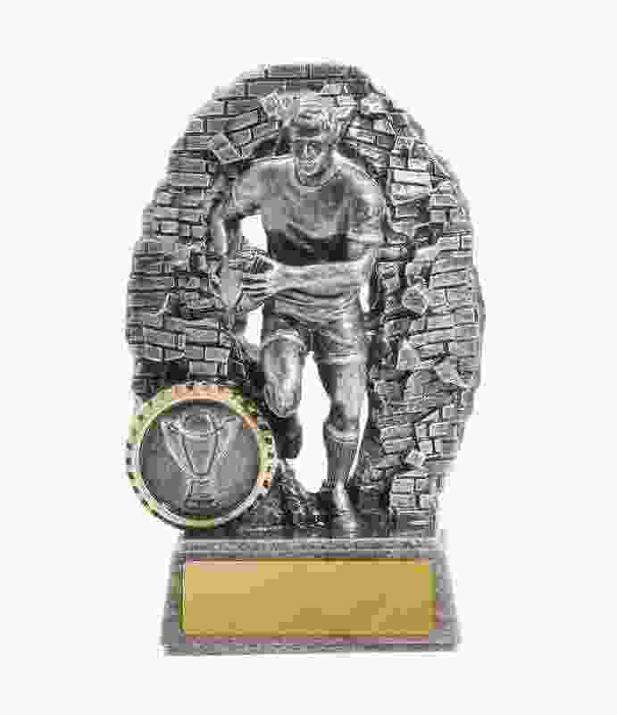 Breaking Down Barriers-Rugby Male - TrophyMaker
