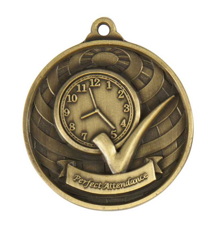 Global Medal-Perfect Attendance - TrophyMaker