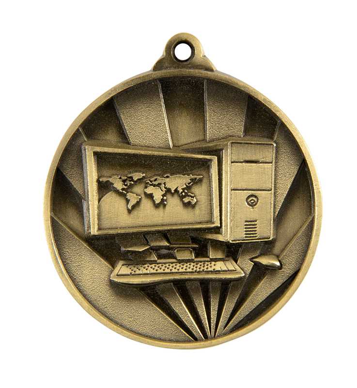 Sunrise Medal-Computers - TrophyMaker