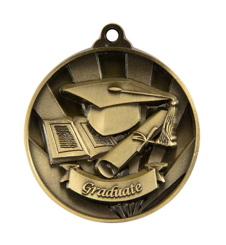 Sunrise Medal-Graduate - TrophyMaker