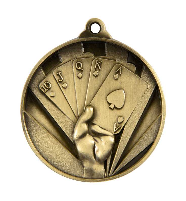 Sunrise Medal-Poker - TrophyMaker