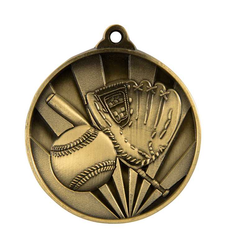 Sunrise Medal-Baseball - TrophyMaker