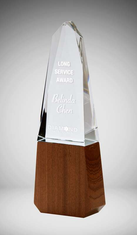 Crystal/Timber Blade-Light Timber - TrophyMaker